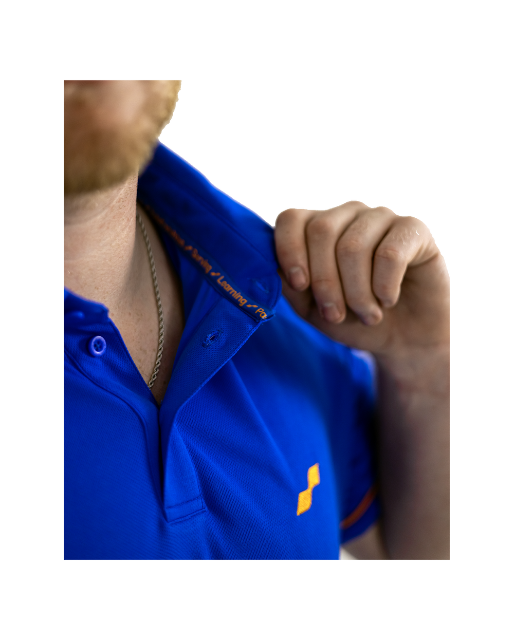 Custom Blue Signal Polo