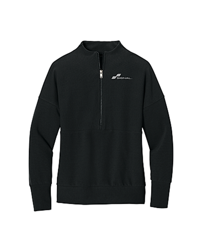 Mercer+Mettle Womens Linear Texture 1/4 Zip